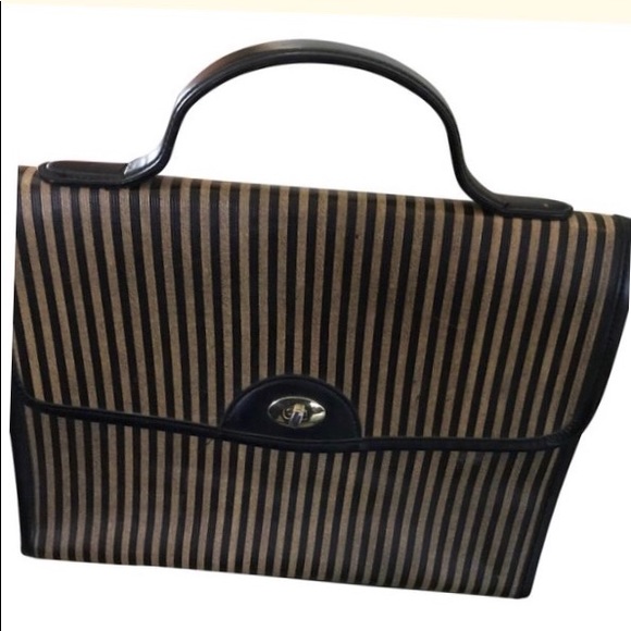 Fendi | Bags | Authentic Vintage Fendi Brief Case | Poshmark